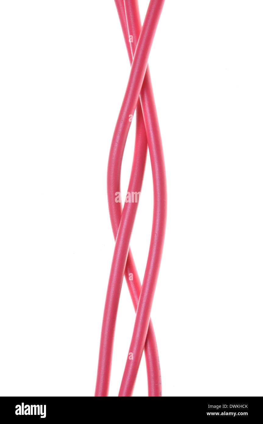 Electric current cable, power line Stock Photo - Alamy