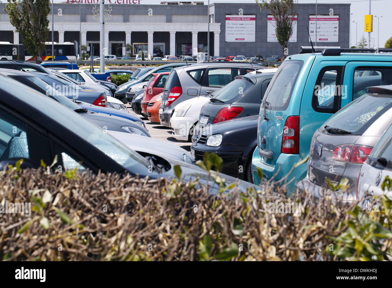 Hypermarket car park hi-res stock photography and images - Alamy