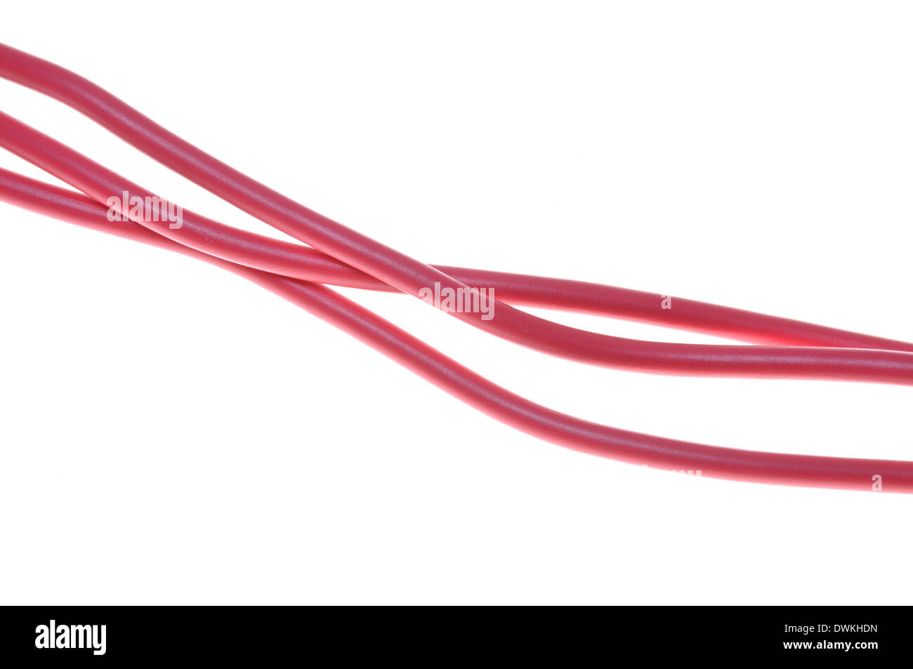 Electric current cable, power line Stock Photo - Alamy