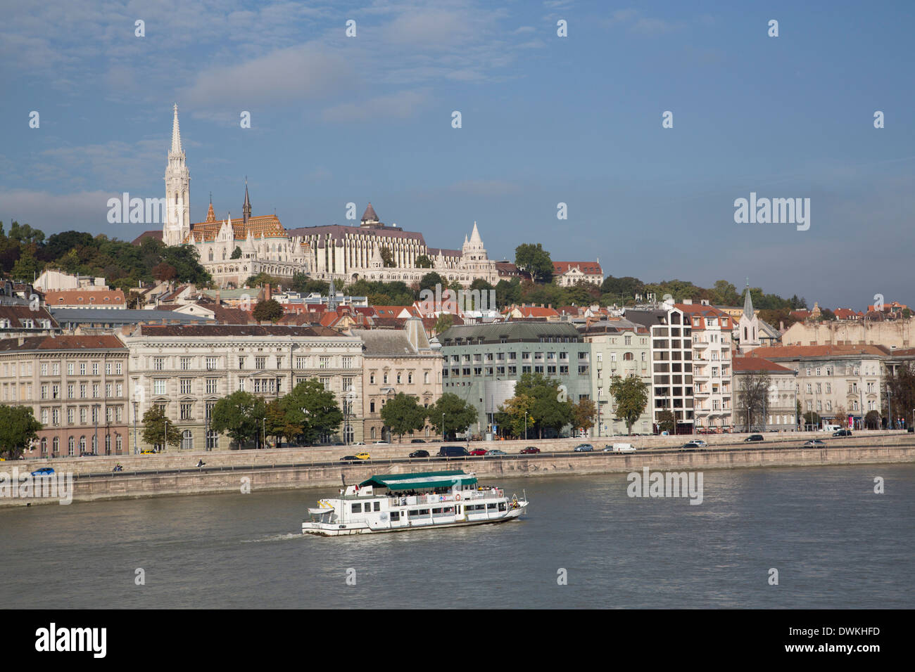 Overview of the Danube River with Castle Hill in the background ...
