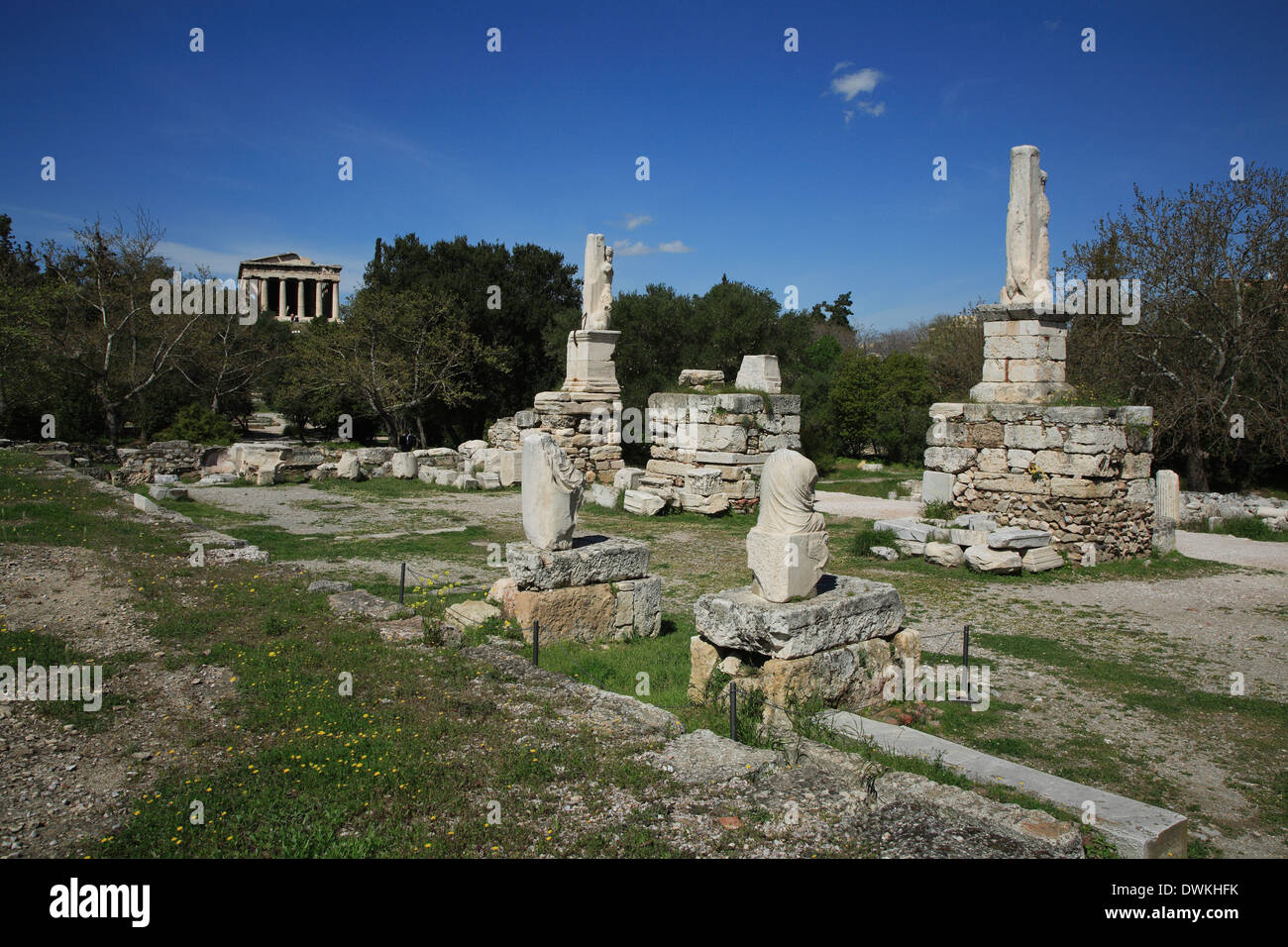 Greece, Athens, Ancient Agora of Athens Stock Photo - Alamy