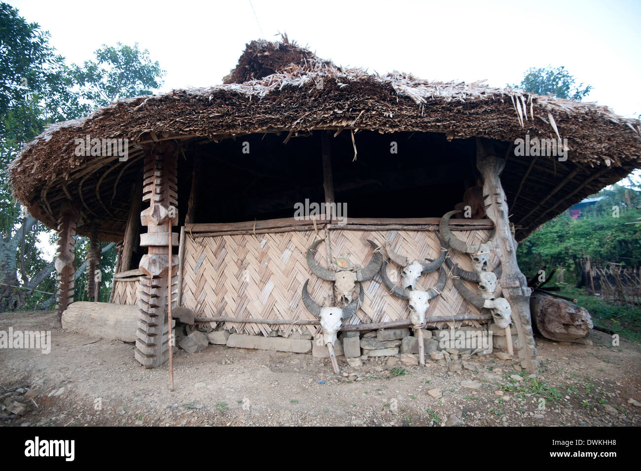 Village Gurung (boys dormitory) where tribal boys are trained to ...