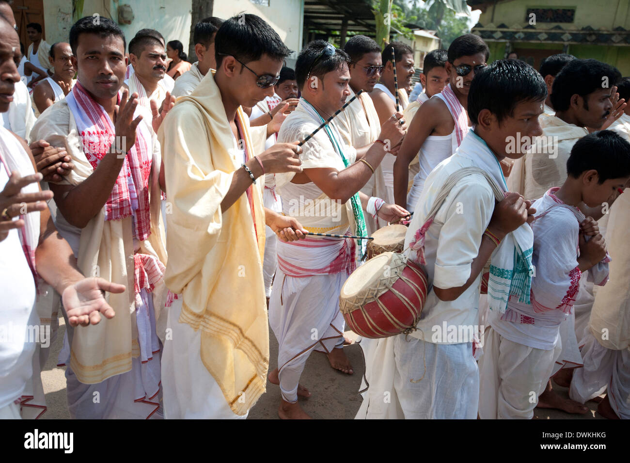 Wearing red and white hi-res stock photography and images - Alamy