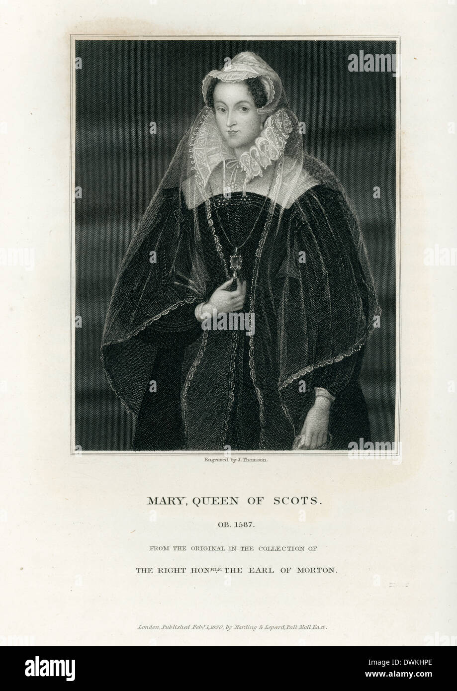Mary queen scots painting hi-res stock photography and images - Alamy