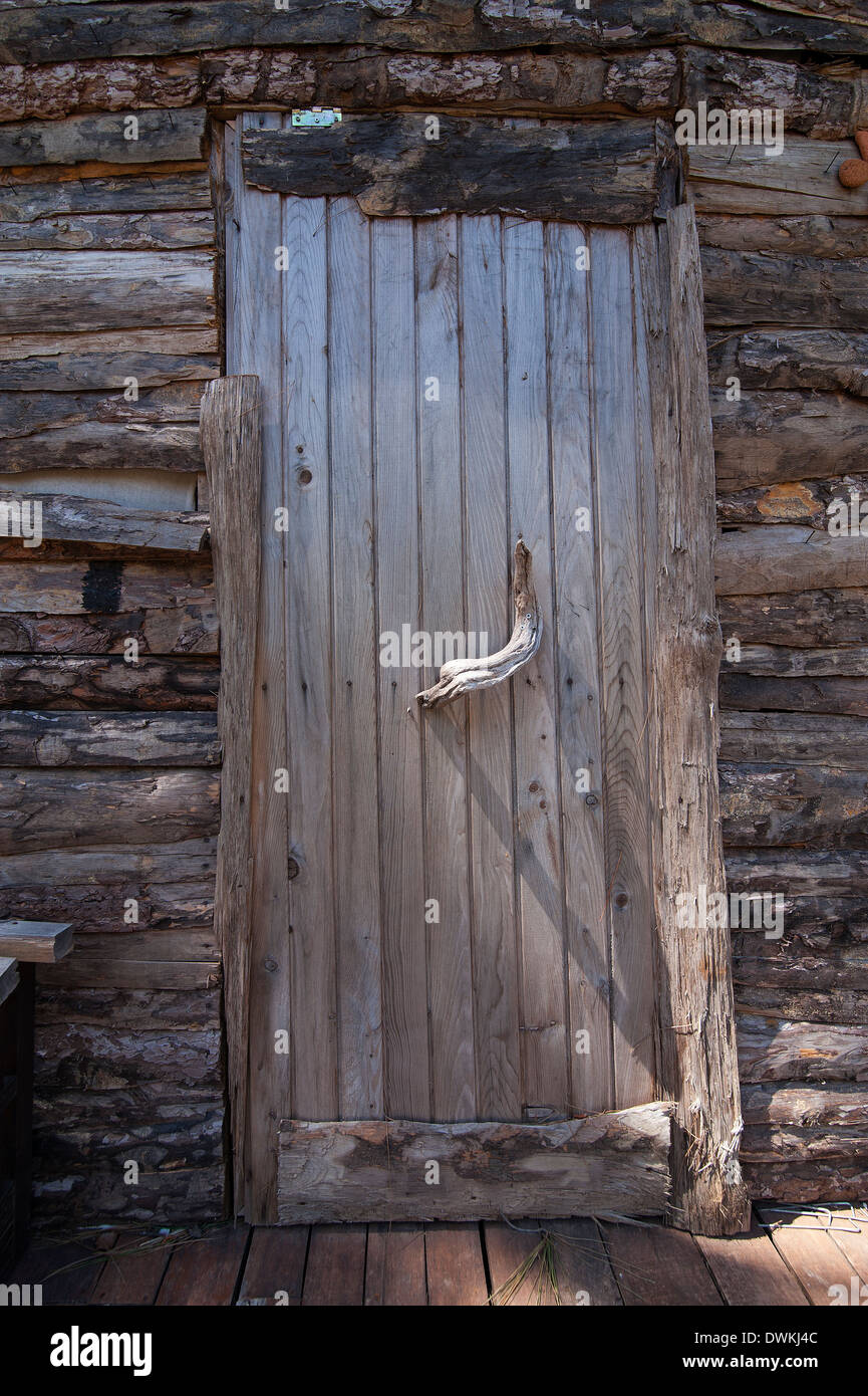 Wood made door hi-res stock photography and images - Alamy