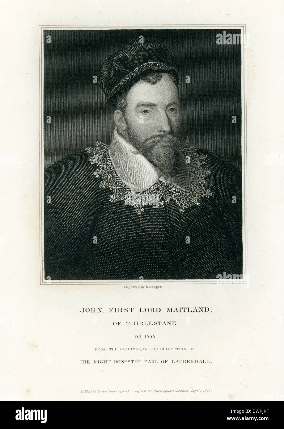 Portrait of John Maitland, 1st Lord Maitland of Thirlestane, Lord ...
