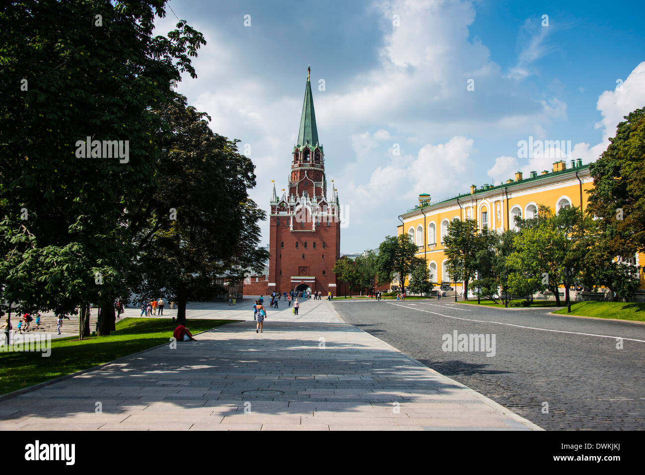 The Kremlin, UNESCO World Heritage Site, Moscow, Russia, Europe Stock ...