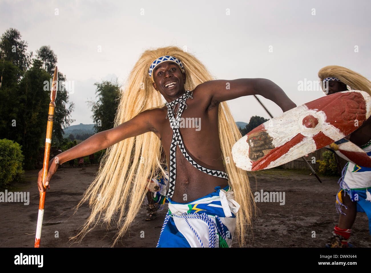 Ceremony of former poachers, in the Virunga National Park, Rwanda ...
