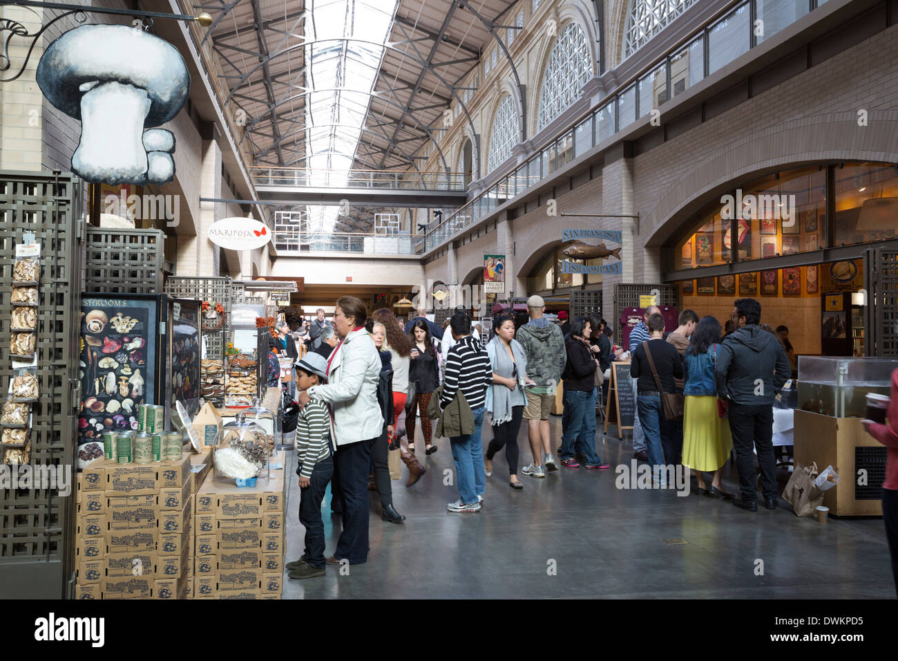 Ferry Building Marketplace, San Francisco, California, United States of ...