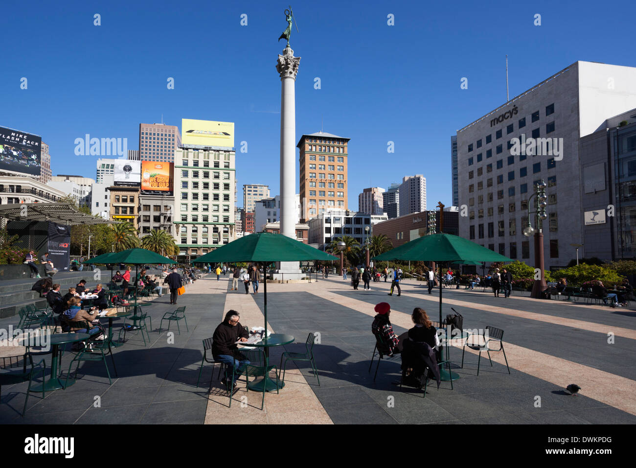 Union Square, San Francisco, California, United States of America ...