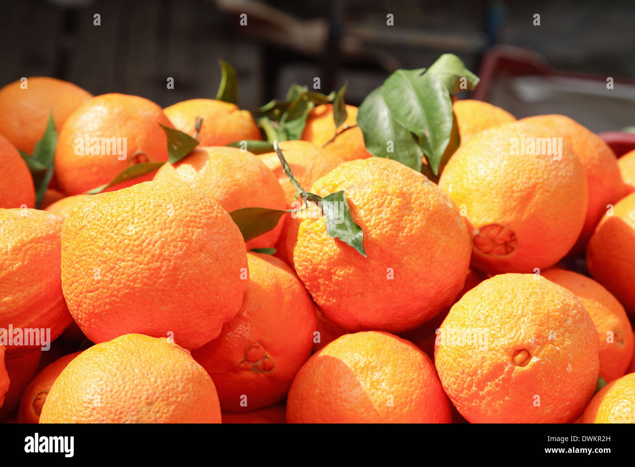 Orange, Greece, Athens, Central Market Stock Photo - Alamy