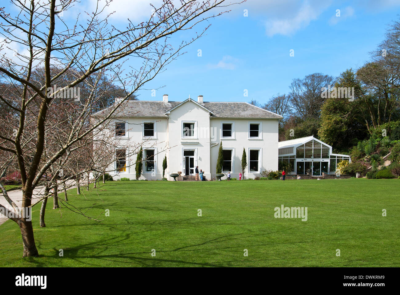 The Mansion house in Trevarno Gardens, Cornwall, UK Stock Photo - Alamy