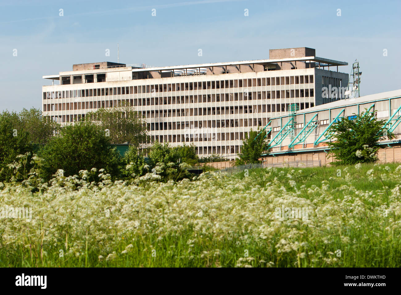 Dissused ICI Offices, Billingham, Teesside Stock Photo - Alamy