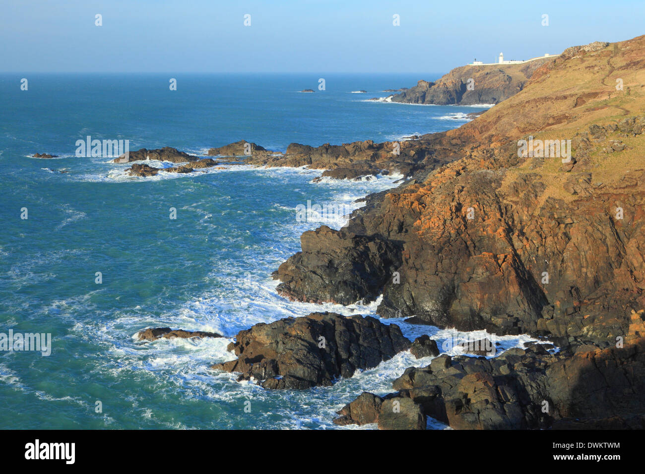 Pendeen watch lighthouse cornwall hi-res stock photography and images ...