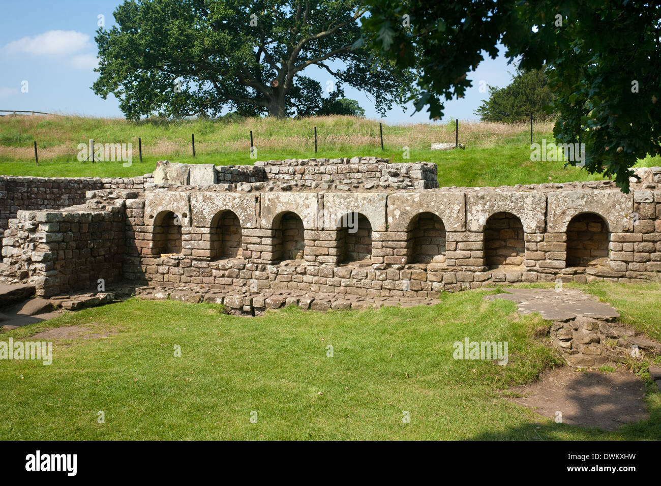 Bath house chesters roman fort hi-res stock photography and images - Alamy