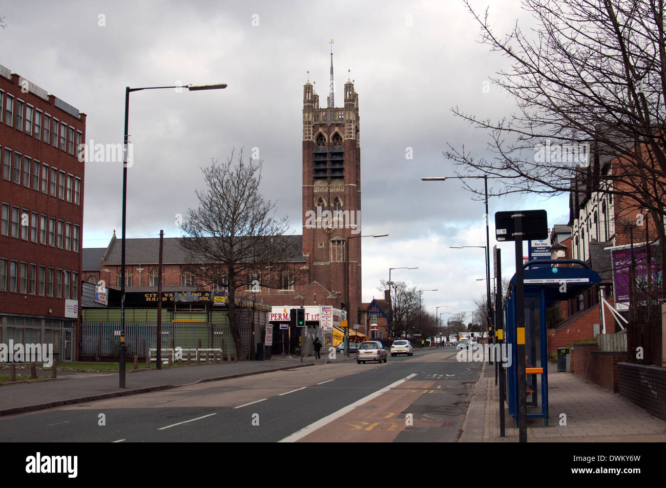 St. Agatha`s Church, Stratford Road, Sparkbrook, Birmingham, UK Stock ...