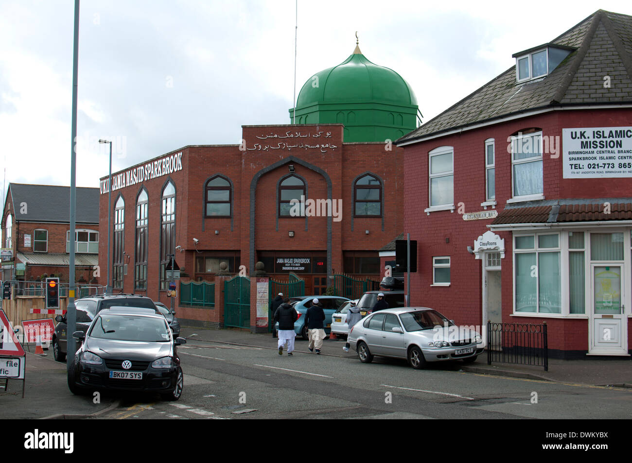 Ukim Jamia Masjid mosque, Sparkbrook, Birmingham, UK Stock Photo ...