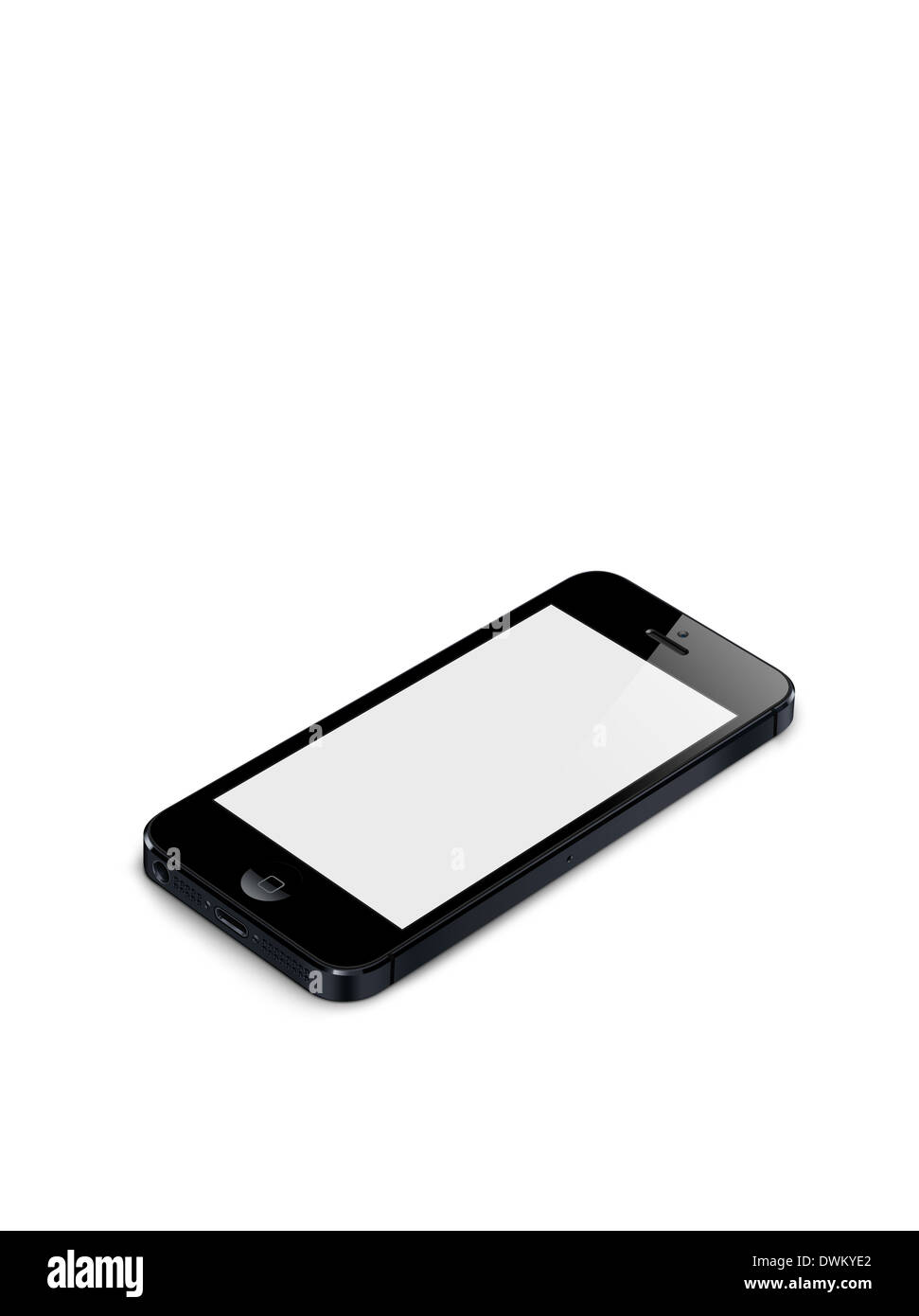 White Iphone 5 Template