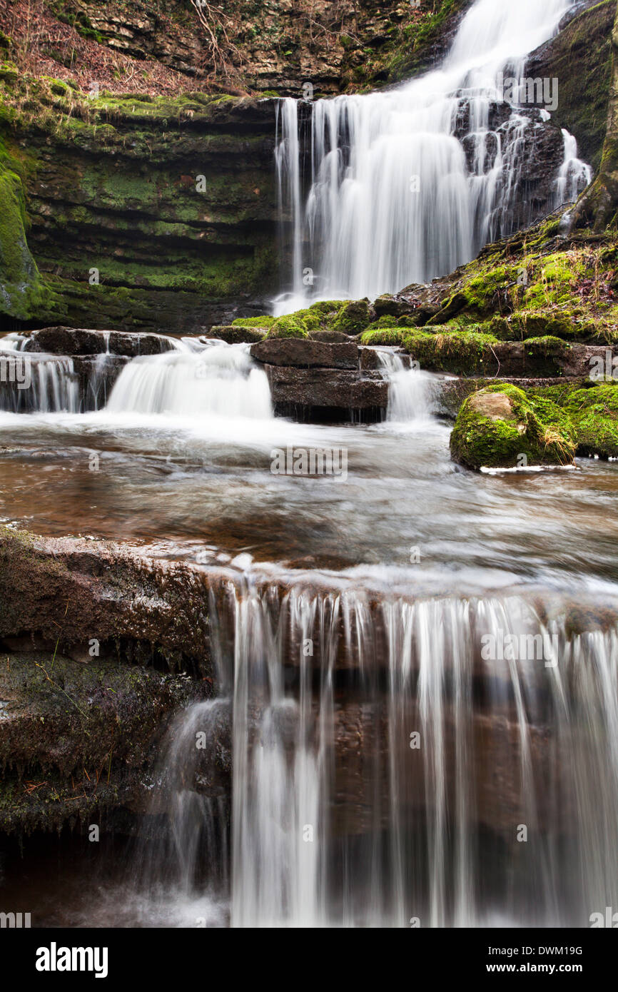 Scaleber Force (Foss Waterfall) near Settle, North Yorkshire, Yorkshire ...