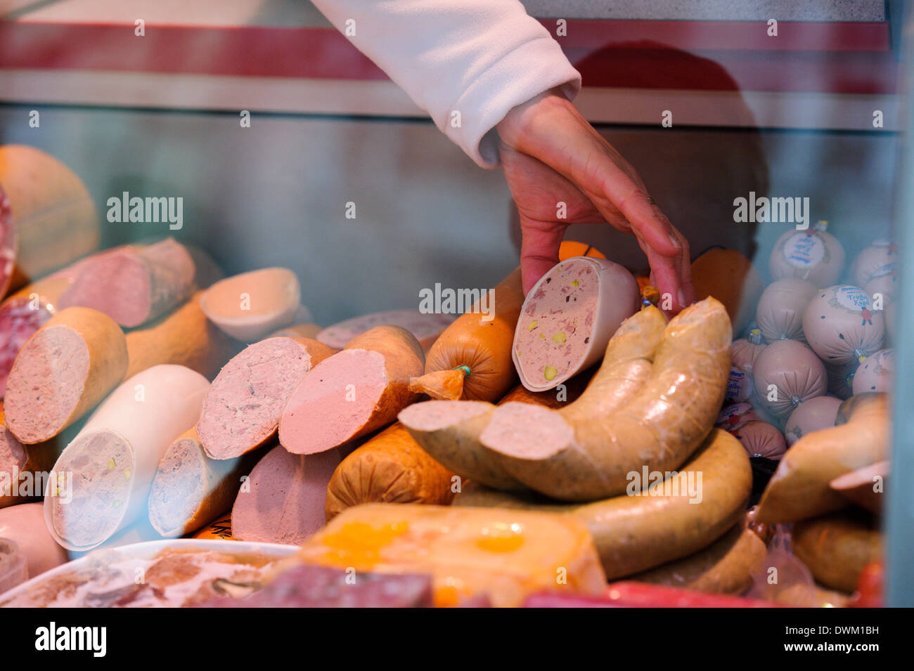 Berlin, Germany. 28th Feb, 2014. The mobile butcher shop of butcher ...