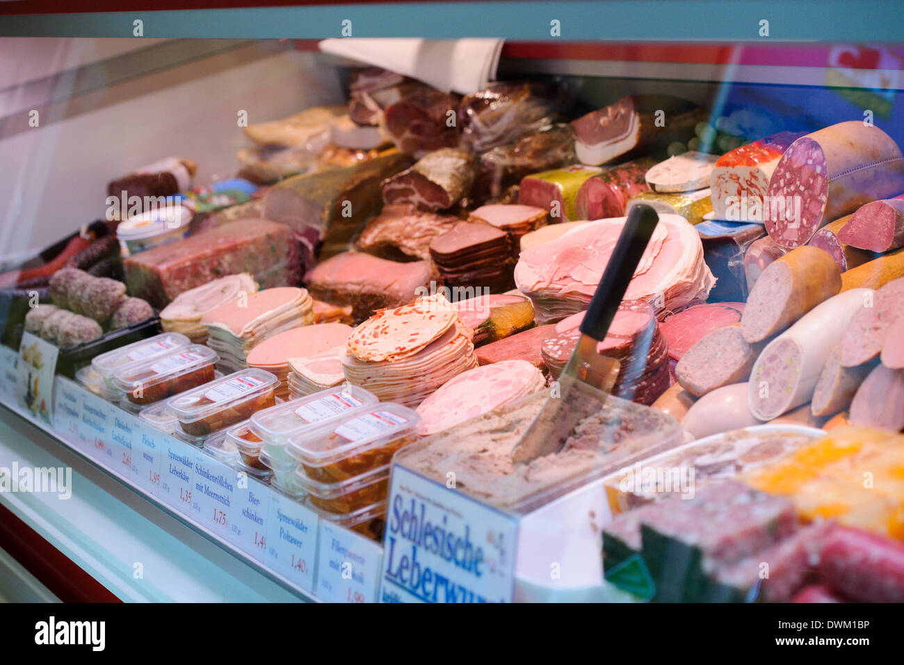 Berlin, Germany. 28th Feb, 2014. The mobile butcher shop of butcher ...