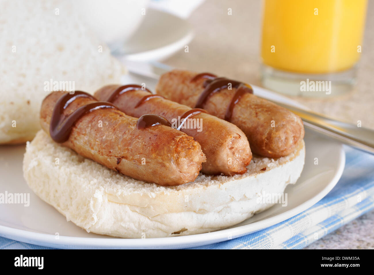 Breakfast bap hi-res stock photography and images - Alamy