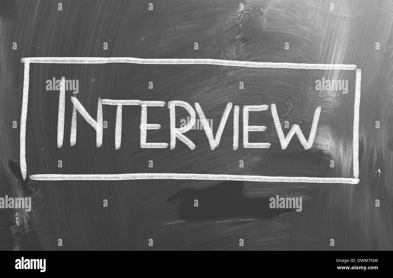 Interview sign Black and White Stock Photos & Images - Alamy