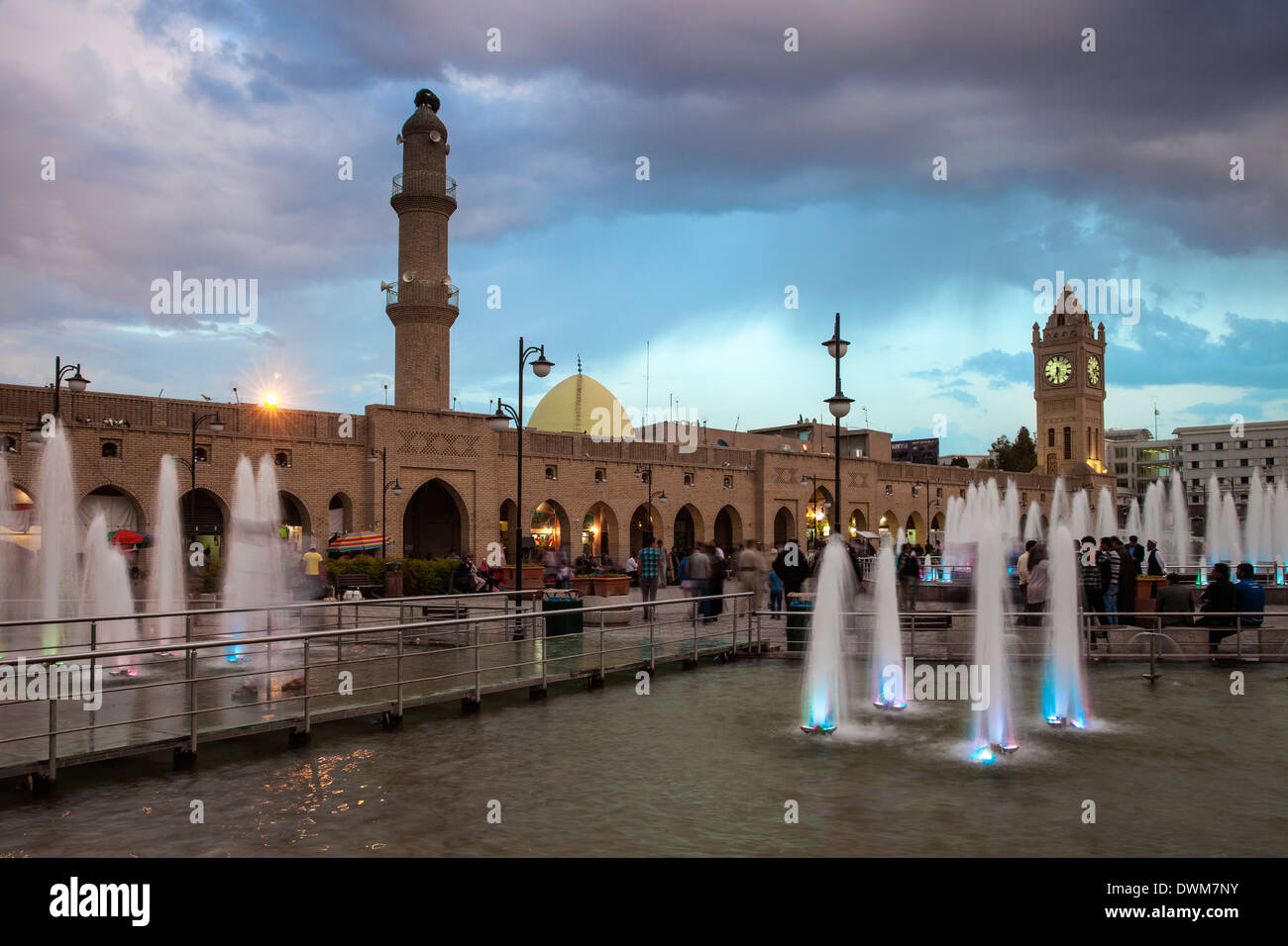 Iraq kurdistan erbil clock hi-res stock photography and images - Alamy