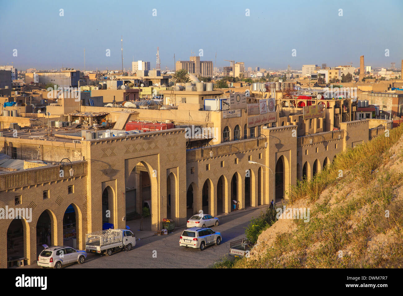 Qaysari Bazaar, Erbil, Kurdistan, Iraq, Middle East Stock Photo ...