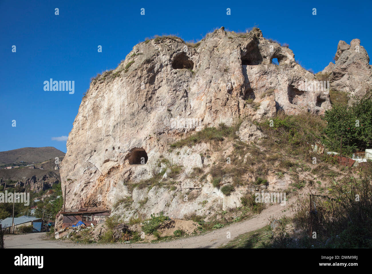 Cave village, Old Goris, Goris, Armenia, Central Asia, Asia Stock Photo ...