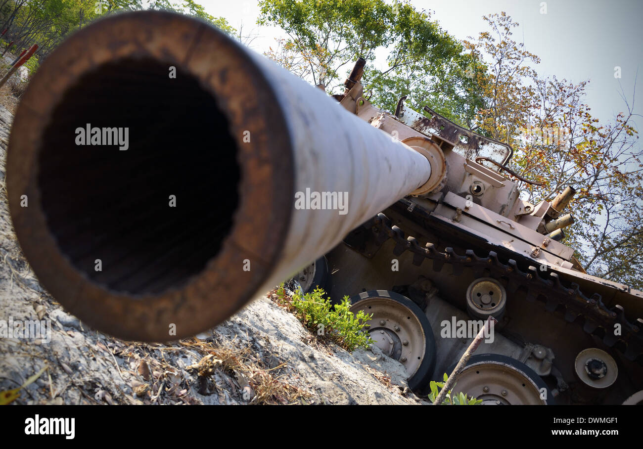 Destroyed tank, Cuito Cuanavale, Angola Stock Photo - Alamy