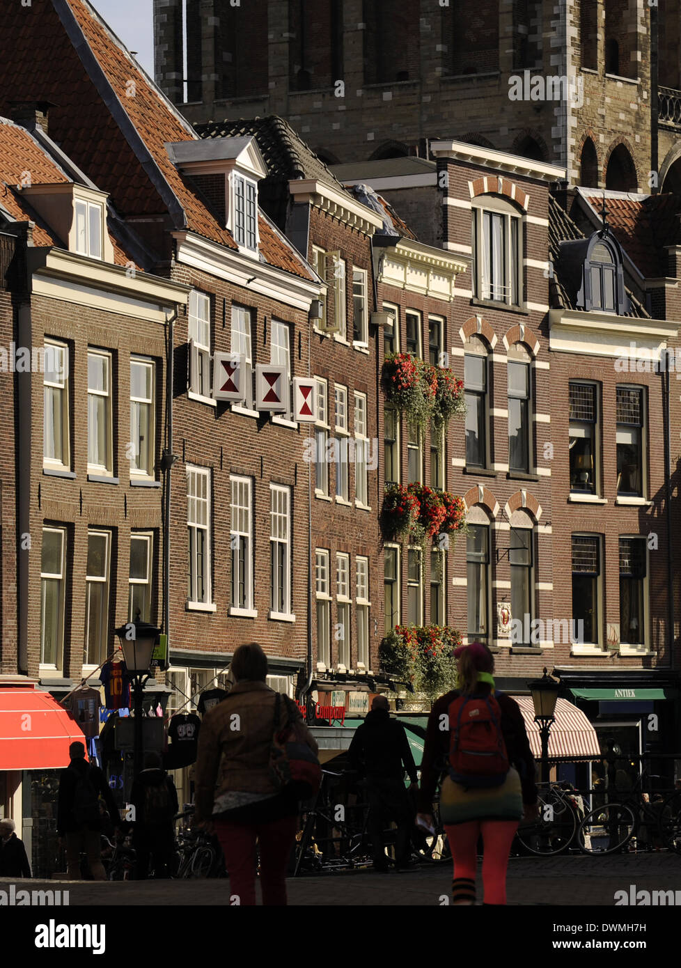 Netherlands. Utrecht. Street at the historic center Stock Photo - Alamy