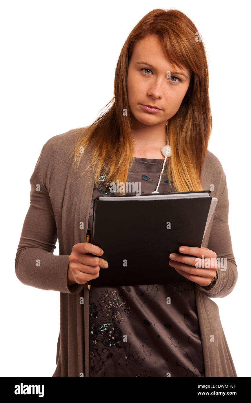 Teacher looking over glasses hi-res stock photography and images - Alamy