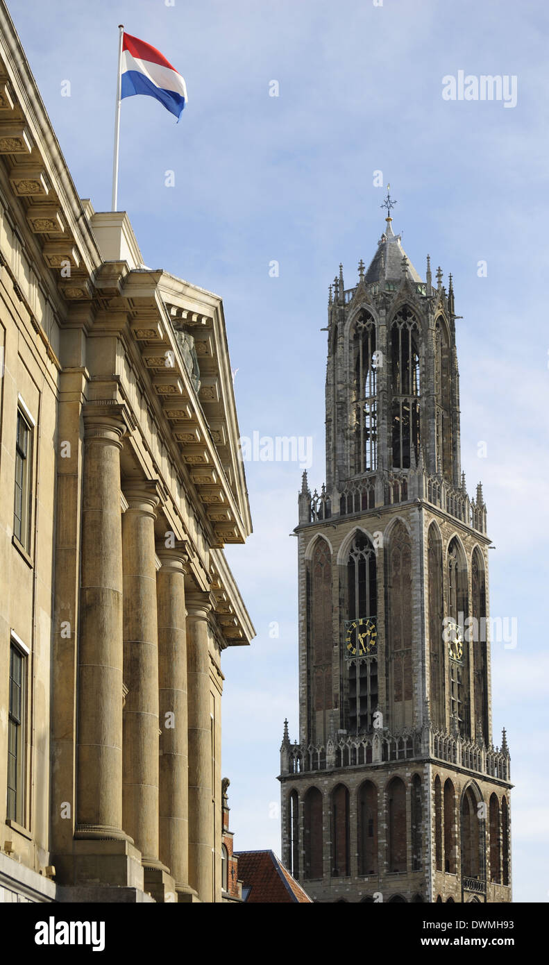 Netherlands. Utrecht. Tower of the Cathedral of Saint Martin. 1321-1382 ...