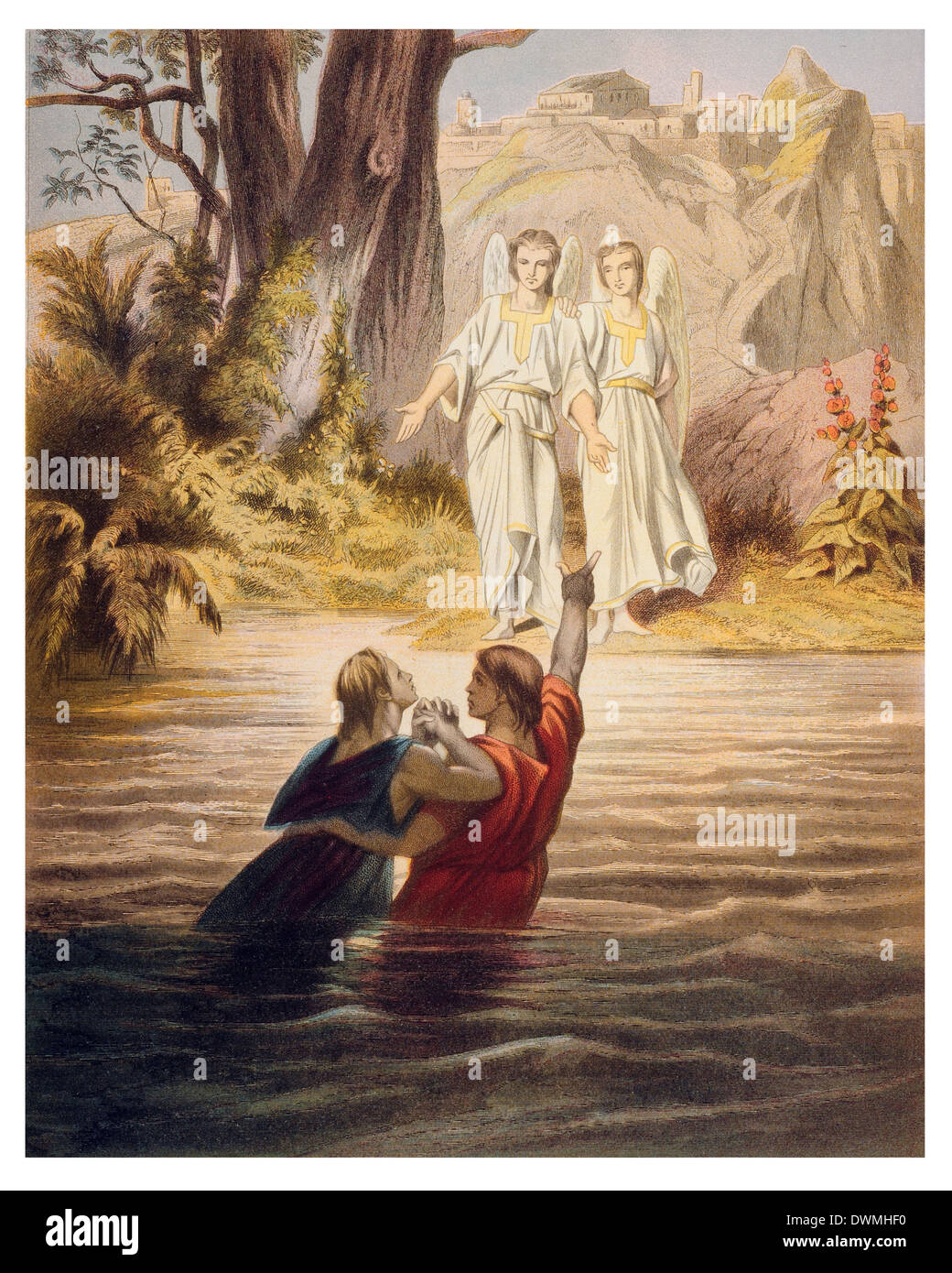 Crossing river painting hi-res stock photography and images - Alamy