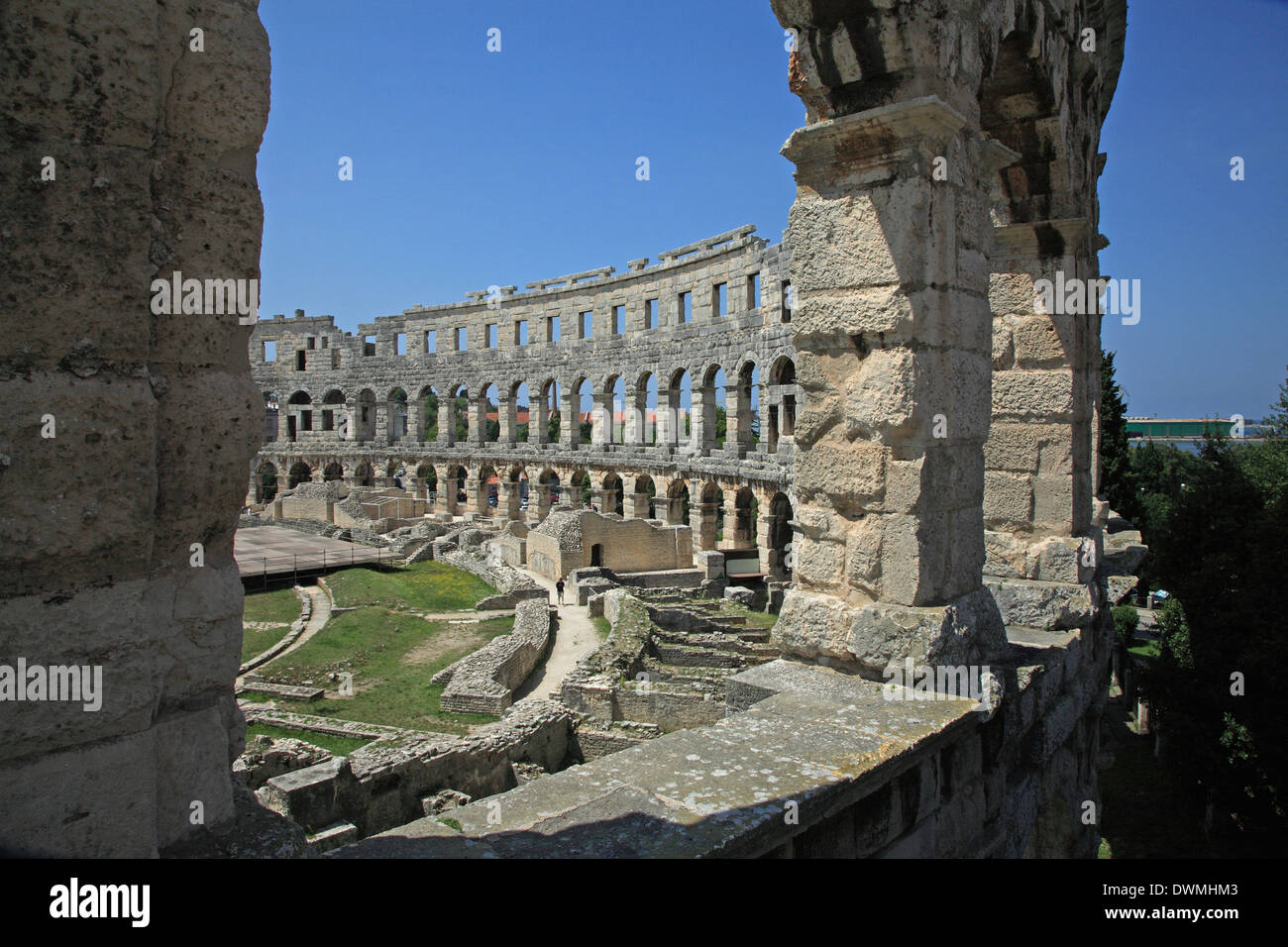 Europe, Croatia, Istria Peninsula, Pula, Arena Stock Photo - Alamy