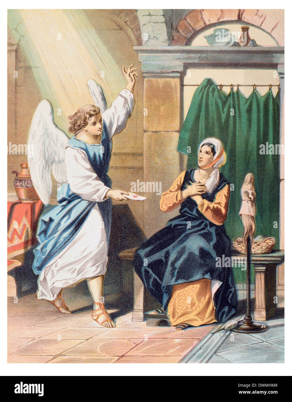 Christian receives a letter from the King Stock Photo - Alamy