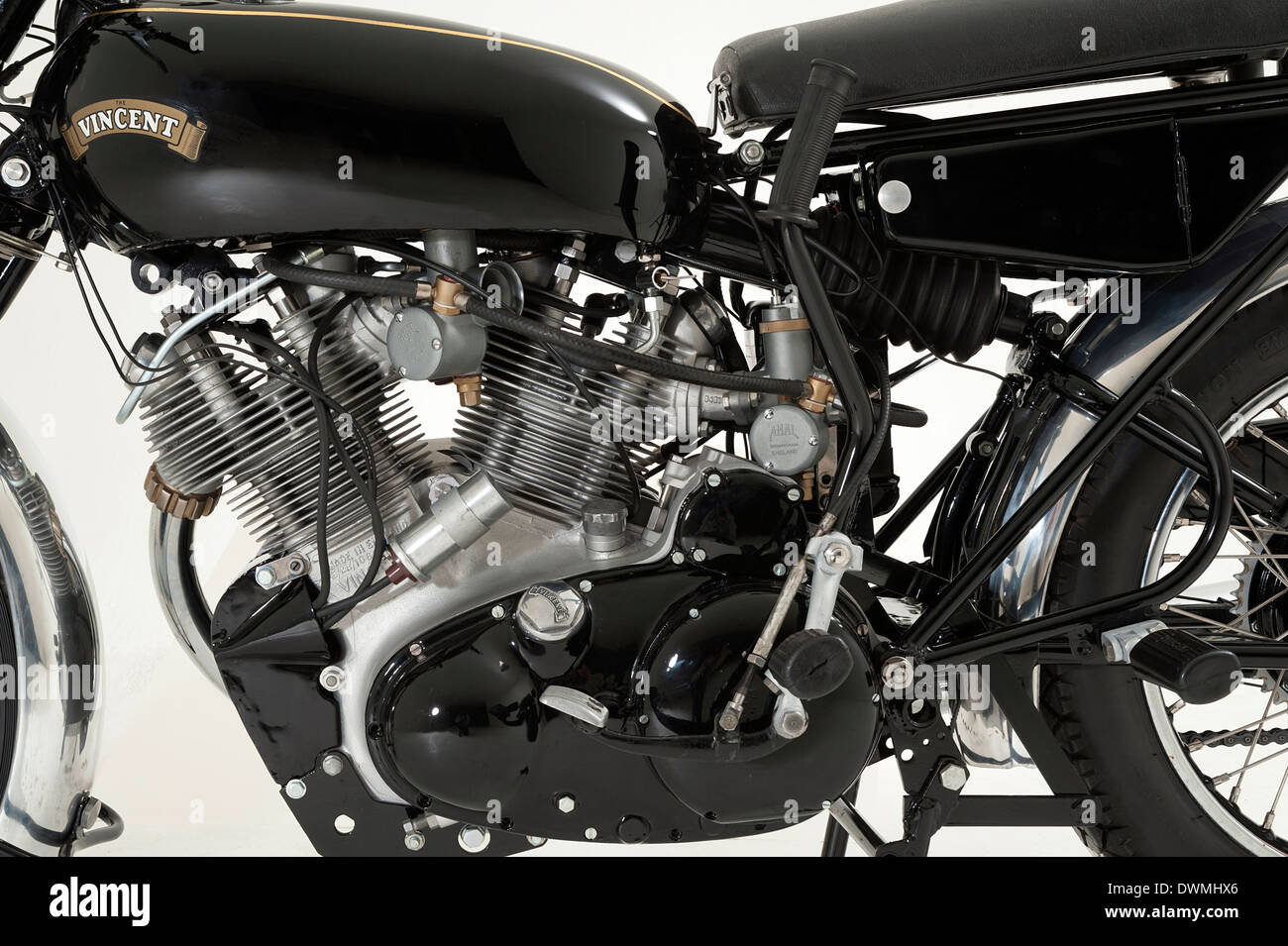 1955 Vincent Black Shadow D series Stock Photo - Alamy