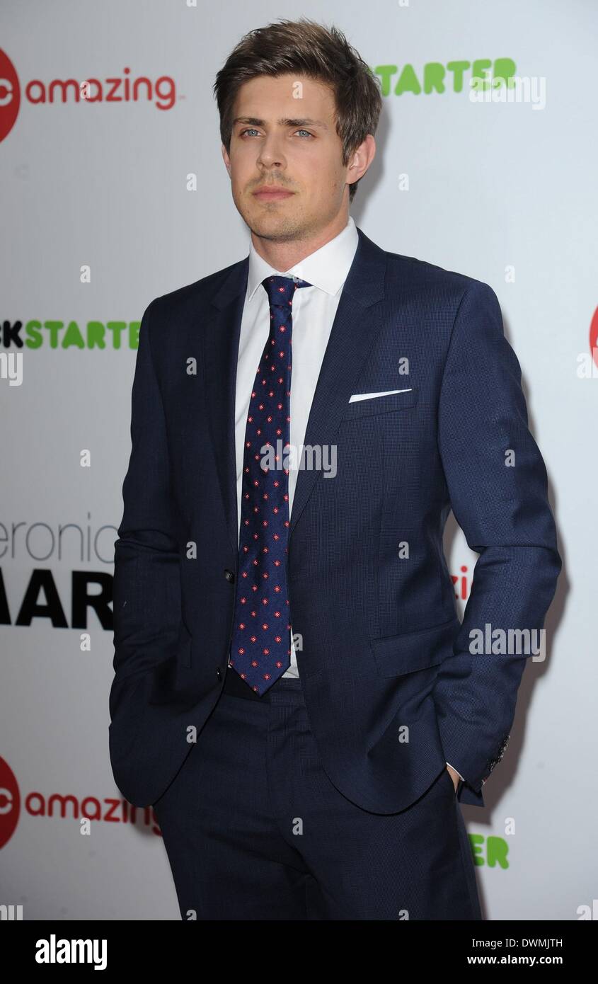 New York, NY, USA. 10th Mar, 2014. Chris Lowell at arrivals for ...