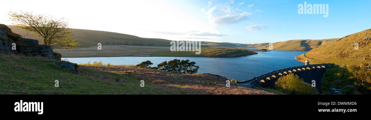 A panoramic view of Craig Goch reservoir, Elan Valley, Cambrian ...