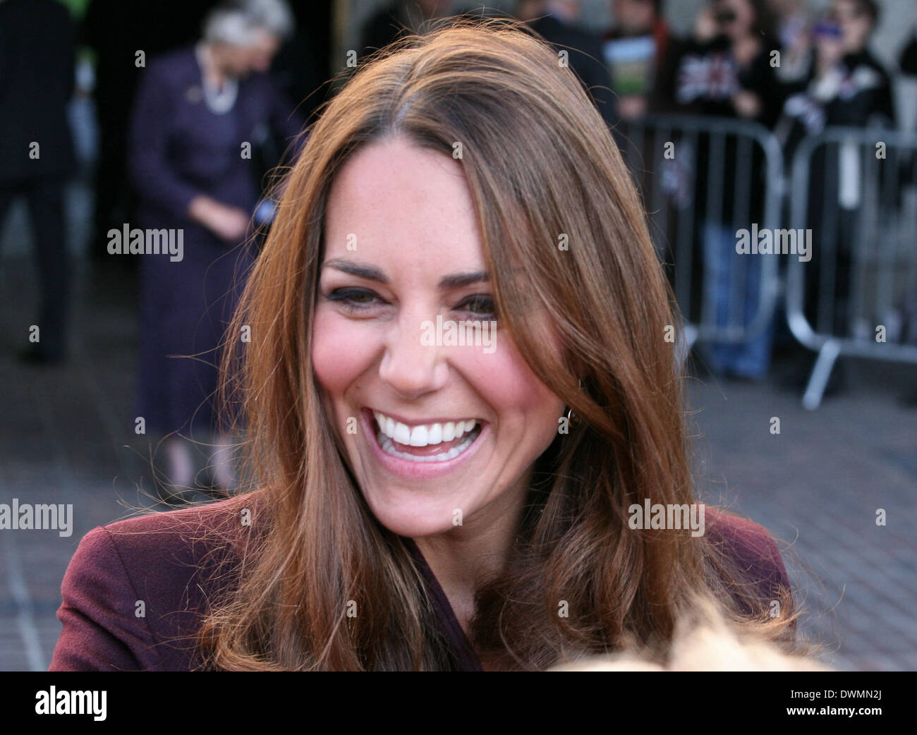 Catherine, Duchess of Cambridge aka Kate Middleton leaving the ...