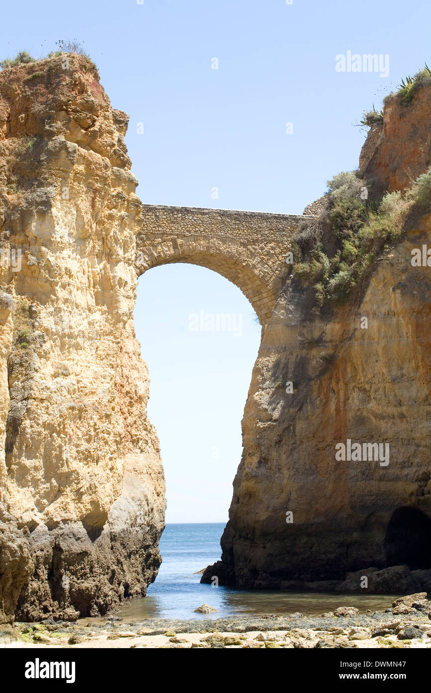 Rock formation in Lagos, Portugal Stock Photo - Alamy
