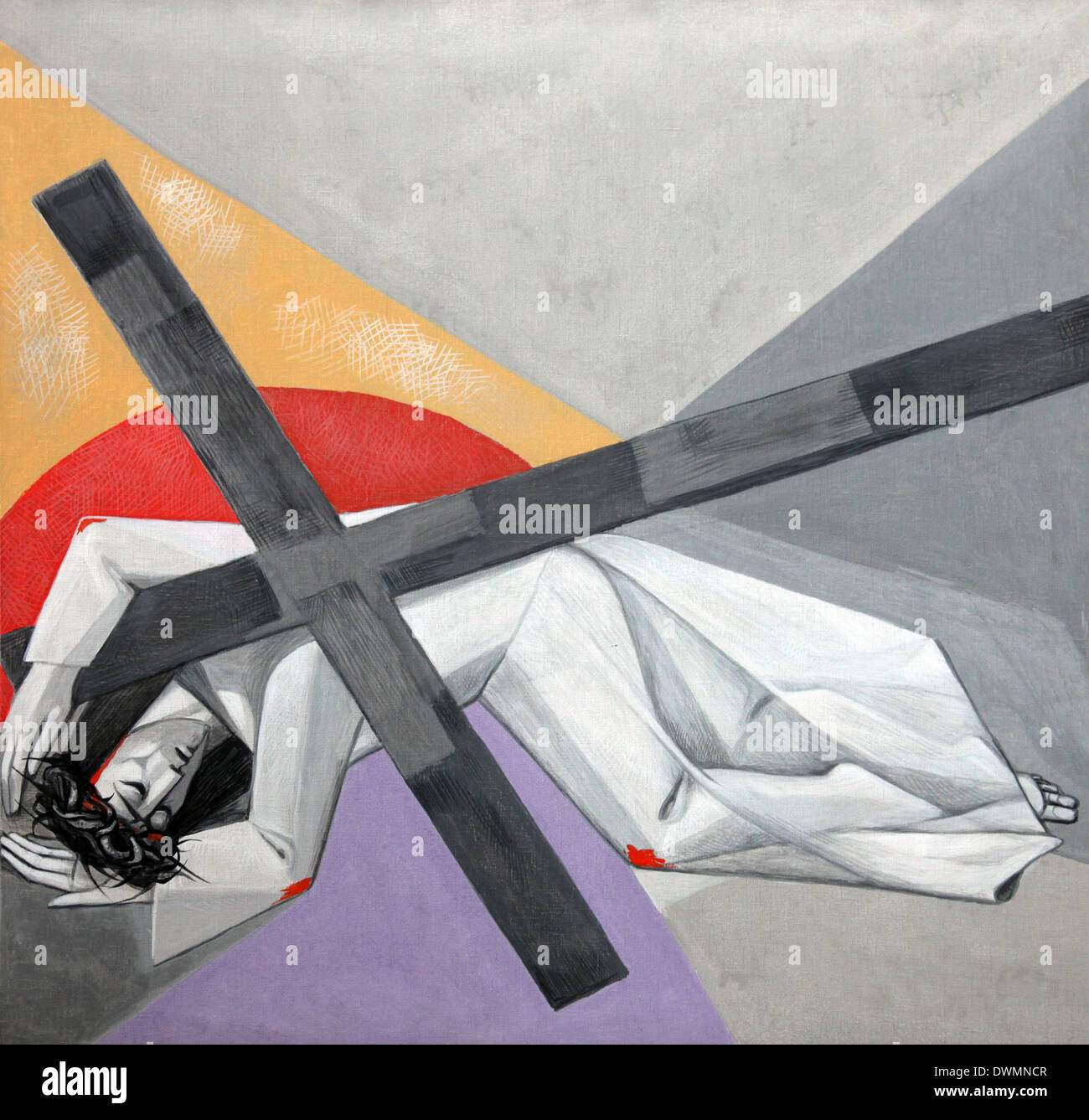 Jesus falls the second time hi-res stock photography and images - Alamy