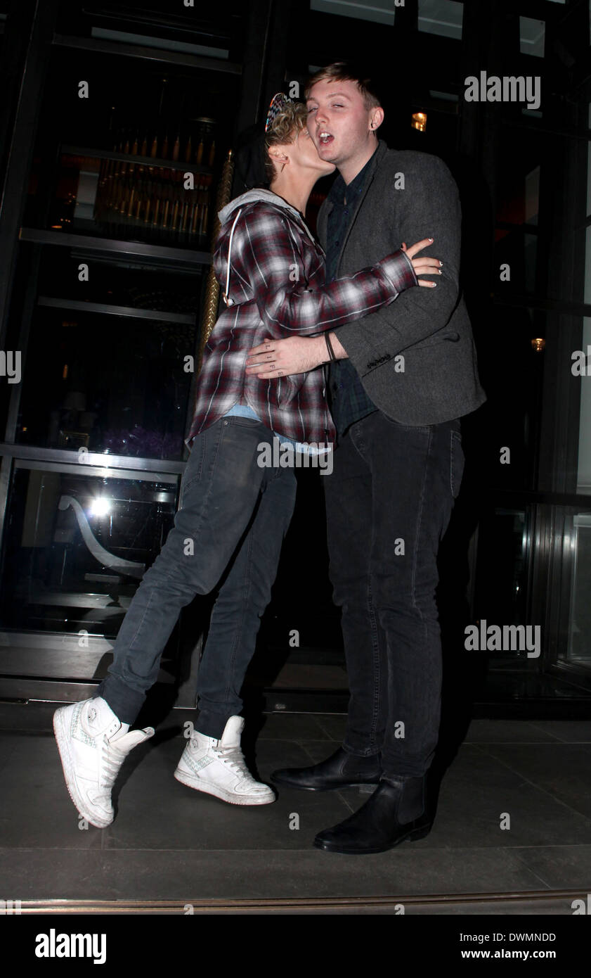 Charlotte Rundle of MK1 and James Arthur X Factor finalists at their ...