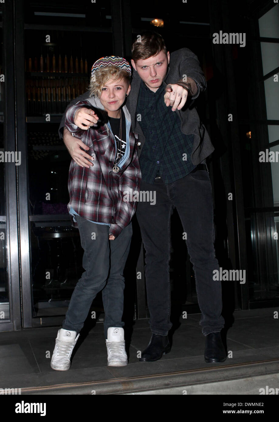 Charlotte Rundle of MK1 and James Arthur X Factor finalists at their ...