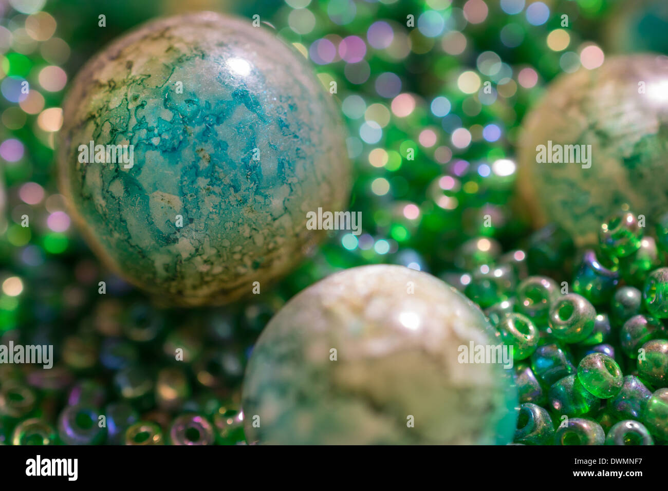 Green beads hi-res stock photography and images - Alamy