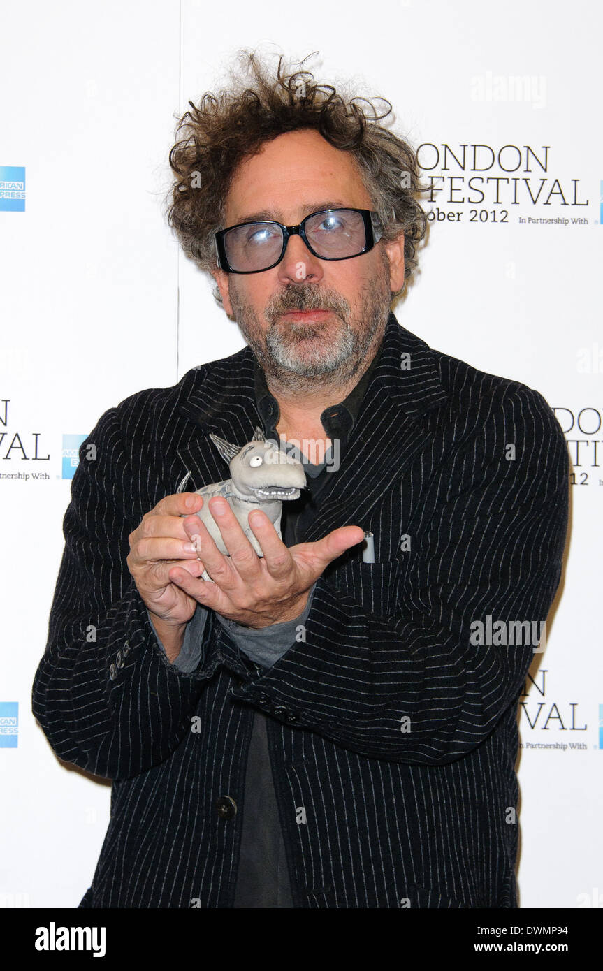 Tim Burton 56th BFI London Film Festival - Frankenweenie photocall ...