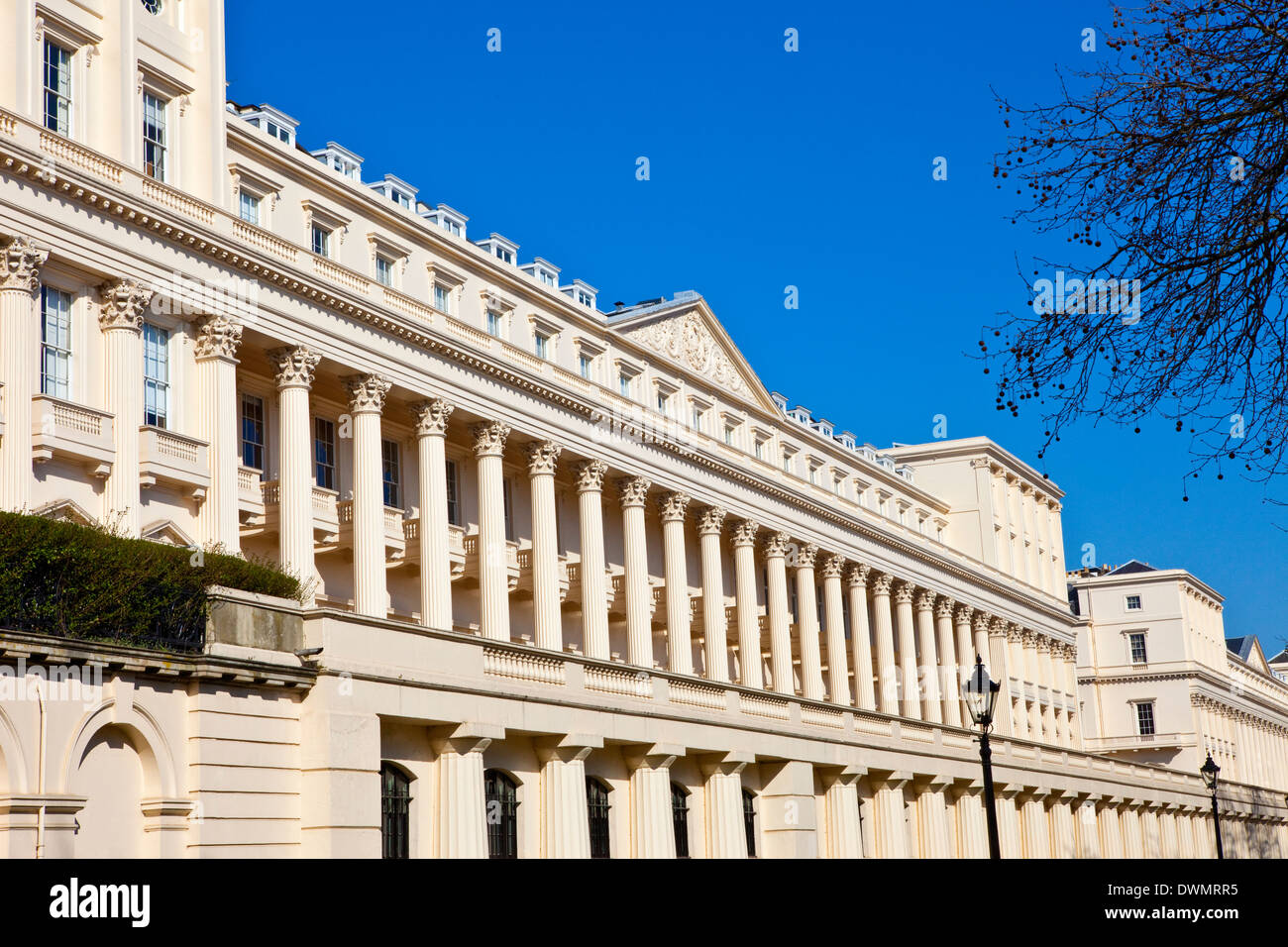 The beautiful architecture of Carlton House Terrace in London Stock ...