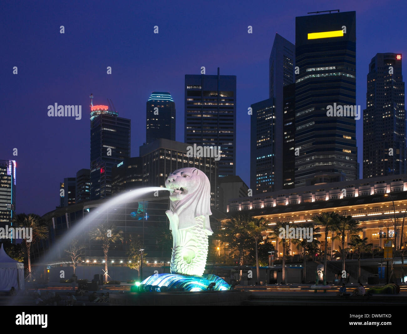 The Merlion, symbol of the city of Singapore Stock Photo - Alamy
