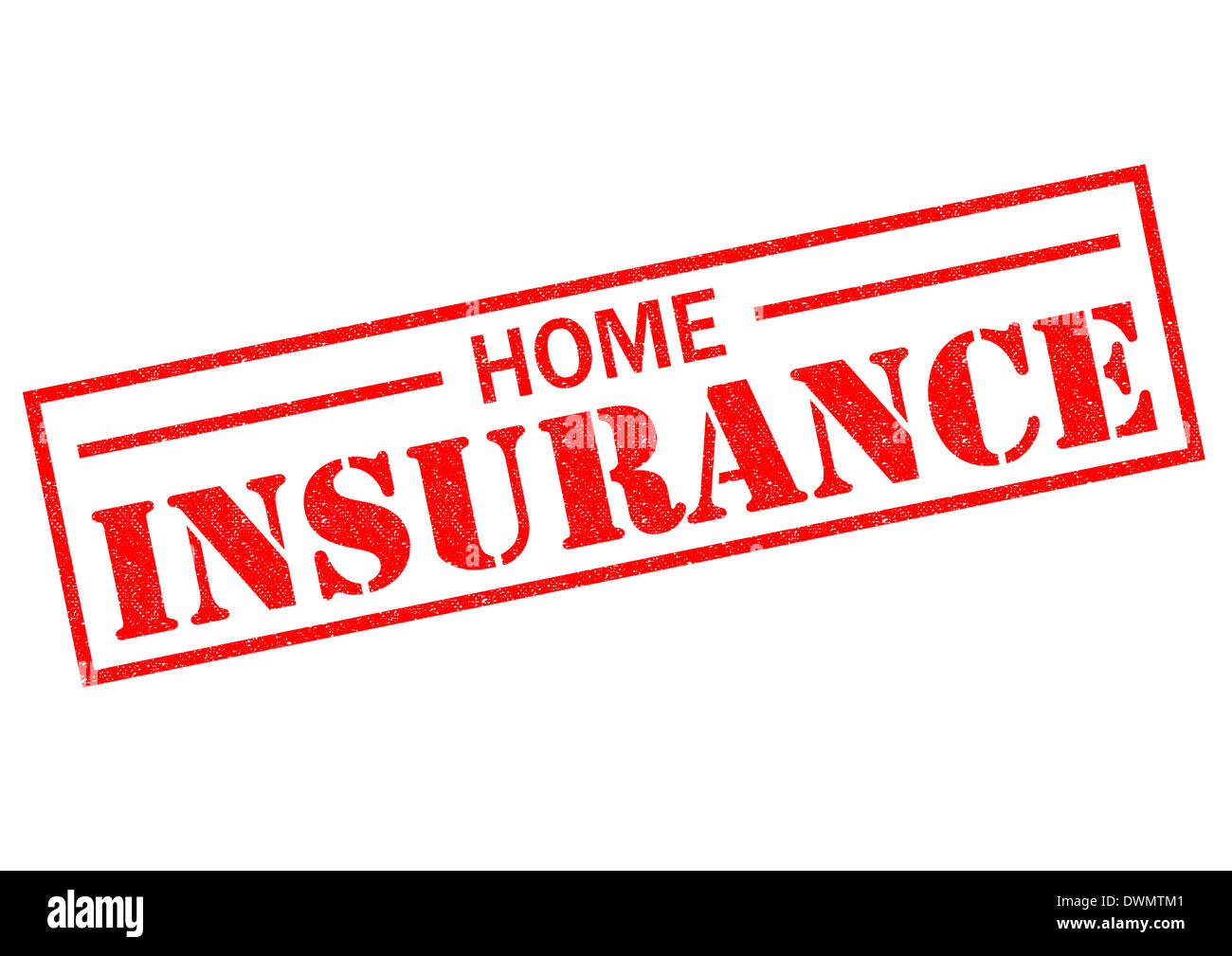 HOME INSURANCE red Rubber Stamp over a white background Stock Photo - Alamy